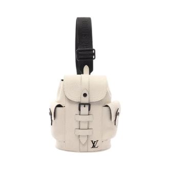 Louis Vuitton Pre-owned Christopher XS Taurillon Leder G&uuml;rteltasche - - Pre-owned - Herren - Beige - ONE SIZE