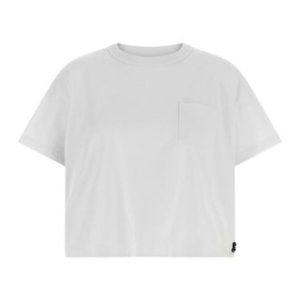 sacai T-shirt en jersey de coton Sacai - Femme - Tops - Blanc - Taille: 40 FR