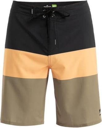 Quiksilver SURFSILK Straight Leg 20 Shorts, Panneau daloès, 32W Mens
