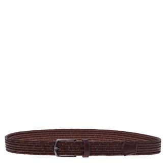 Baldinini Brown woven leather belt - - Accessories - Herren - Braun - 90 CM