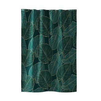 Douceur d'Intérieur Duschvorhang mit Haken (180 x 200 cm), Polyester, Bedruckt