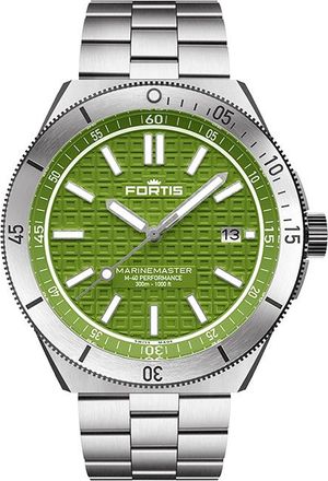 Fortis Marinemaster M-40 Woodpecker Green Herrenuhr F8120008