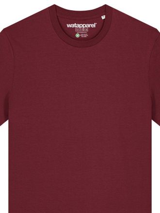 wat? Apparel T-Shirt 5er Multipack Bio Basic T-Shirt Burgundy