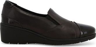 Melluso Mocassin Femme Confortable en Cuir Souple Marron k91639 35