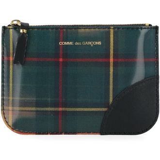 Comme Des Garçons Comme Des Garçons Wallet Pochette Lenticular Tartan jaune