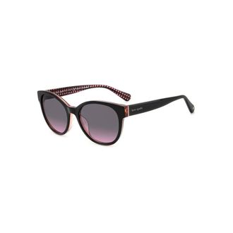Kate Spade New York Femme, Accessoires, Noir, Taille: ONE Size Nathalie Lunettes de soleil carr&eacute;es en ac&eacute;tate