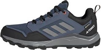 adidas Homme Terrex Tracerocker 2 Gore-TEX Trail Running Shoes Chaussures de Course sur Sentier, Wonder Steel/Grey Three/Semi Impact Orange, 44 2/3 EU