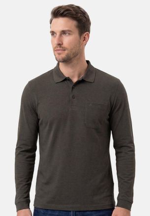 Ragman Langarm-Poloshirt 3er Pack Basic (Spar-Set, 3-tlg) Poloshirt - Baumwolle - Atmungsaktiv - Klassischer Look
