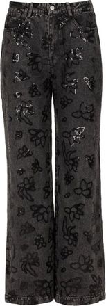 Freebird by Steven Femme, Jeans, Noir, Taille: W30 Pantalon Melody