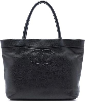 Chanel Shopper - CC Caviar Open Tote - Gr. unisize - in Schwarz - f&uuml;r Damen