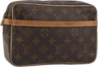 Louis Vuitton Pre-owned Vintage Monogram Clutch - Femme - Pre-owned - Brun - Taille: ONE Size