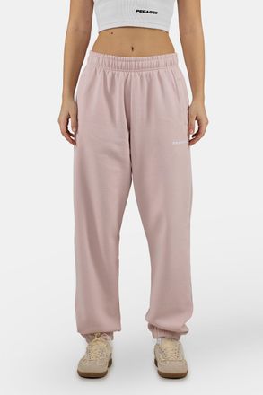 Pegador Sweathose PEGADOR Villa High Waisted Sweat Pants, Damen, Gr. M, N-Gr, washed powder pink wei&szlig;, Sweatware, Obermaterial: 80% Baumwolle, 20% Polyester, 