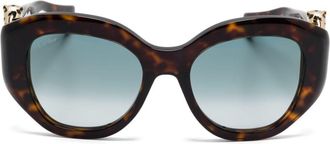 Cartier Sonnenbrille mit Oversized-Gestell - Braun