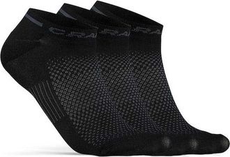 Craft Core Dry Shafless 3er Pack Socken, black, EU 34-36