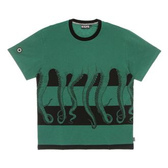 Octopus Homme, Tops, Vert, Taille: XL Fullback Tee Field T-Shirt