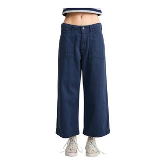 Denimist Georgia Work Pant - - Trousers - Damen - Blau - W26