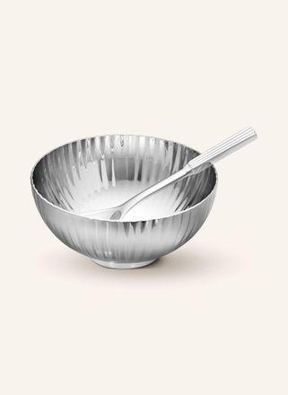 Georg Jensen Set Bernadotte: Salzschale Und L&ouml;ffel silber