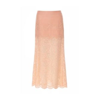 Paco Rabanne Spitzen-Midi-Rock - - Skirts - Damen - Rosa - S