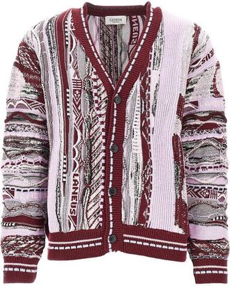 Laneus Cardigan in maglia jacquard Man 48