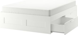 IKEA BRIMNES Bettgestell mit Schubladen