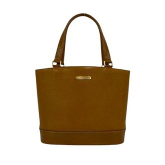 Burberry Sac cabas en cuir Pre-owned - Femme - Pre-owned - Brun - Taille: ONE Size