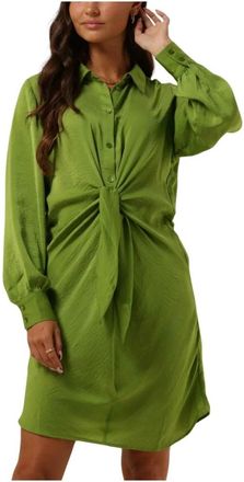 MY ESSENTIAL WARDROBE Hilomw Knotenkleid - - Dresses - Damen - Gr&uuml;n - XS