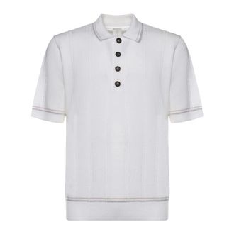 Eleventy Homme, Tops, Blanc, Taille: 4XL Polo