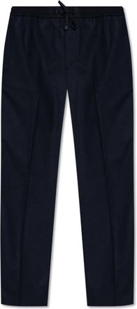 Moncler Hose mit Kaschmirbesatz - - Trousers - Herren - Blau - S