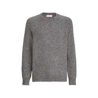 Brunello Cucinelli Virgin Wool, Silk And Cashmere Chin&eacute; Sweater