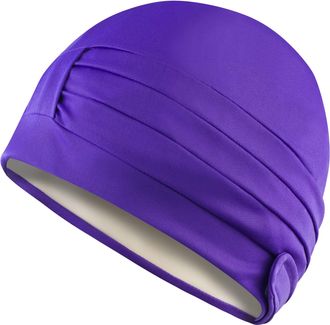 Aqua Speed Badekappe Retro | Damen Schwimmkappe elegant | Bademütze Frauen | Badehaube Sauna | Saunahaube | Womens Swimming Hat | Swim Cap | Schwimmmütze Polyest