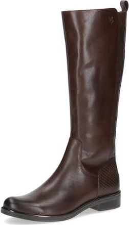 Caprice Femme Damen 9-25525-45 Botte Haute Jusquau Genou, Peigne Marron foncé, 38 EU
