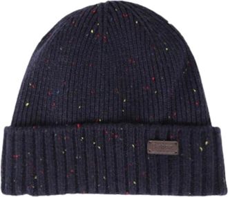 Barbour Homme, Accessoires, Bleu, Taille: ONE Size Carlton Fleck Scarf and Hat Set