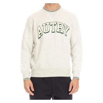 Autry Grauer Pullover mit Kontrastkanten - - Sweatshirts & Hoodies - Herren - Grau - L