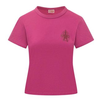 Kenzo T-shirt Tour Eiffel - Femme - Tops - Rose - Taille: 36 FR