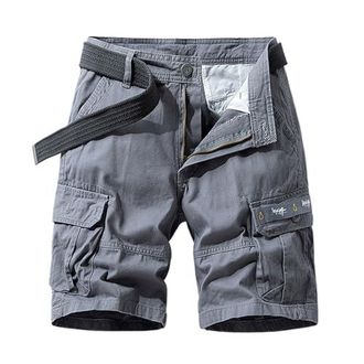 Generic Short Running Homme avec Poche Telephone Coton Fitness Oversize Poche Marron Tr&egrave;s a Golf Debardeur Extensible Responsable Ecru des Ecossais Bandeau Co