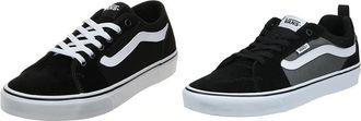 Vans Herren Filmore Sneaker, Schwarz ((Suede Canvas) Black/Pewter T2J), 42 EU Decon (Suede/Canvas) Blk/White