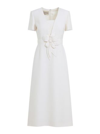 Valentino Knielanges Kleid - Creme
