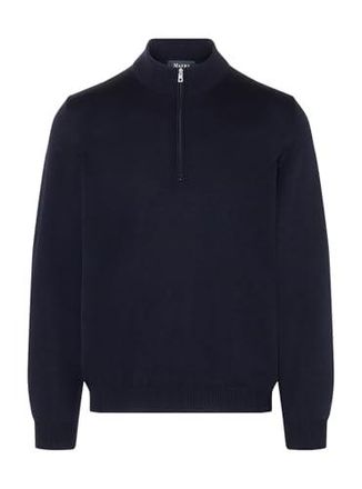 Maerz Troyer 491300_399 48 Pull-Over, Bleu Marine, 50 Homme