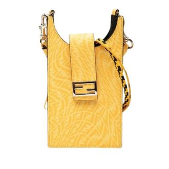 Fendi Sac &agrave; bandouli&egrave;re vintage Pre-owned - Femme - Pre-owned - Jaune - Taille: ONE Size