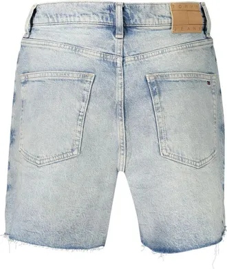 Tommy Hilfiger Fringed Denim Shorts - Blue