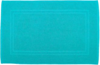 Julie Julsen Bade- / Duschmatte, Baumwoll-Qualität, Premium, 900 g/m², Baumwolle, Türkis, 50 x 40 cm