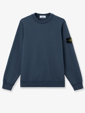 Stone Island Cotton sweatshirt with side logo patch - STONE ISLAND - gender_Man