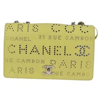Chanel Pre-owned Vintage Schultertasche - - Pre-owned - Damen - Gelb - ONE SIZE