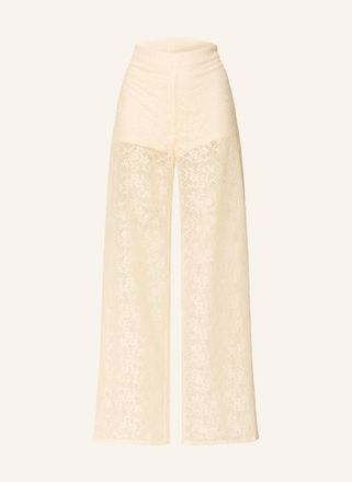 Sofie Schnoor Marlenehose Ivysw Aus Spitze beige