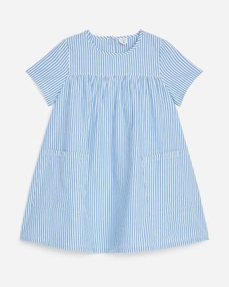 Arket Baumwollkleid -Blau