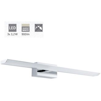 Eglo Lampe murale miroir Tabiano LED L60,5 cm - Chrome - Argent