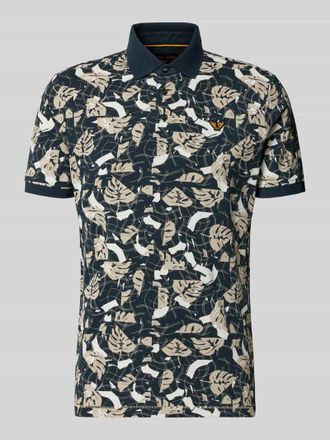 PME Legend Slim Fit Poloshirt im Allover-Look
