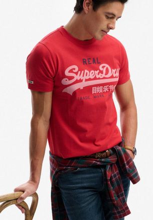 Superdry Rundhalsshirt VL CLASSIC TEE mit klassischem Vintage-Logo Print