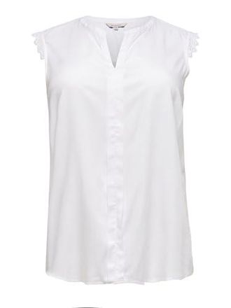 Only Carmakoma Femme Carmumi SL Top Chemise Not Applicable, White, 42