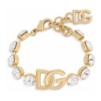 Dolce & Gabbana Armband mit Kristallbesatz - - Accessories - Damen - Gelb - ONE SIZE
